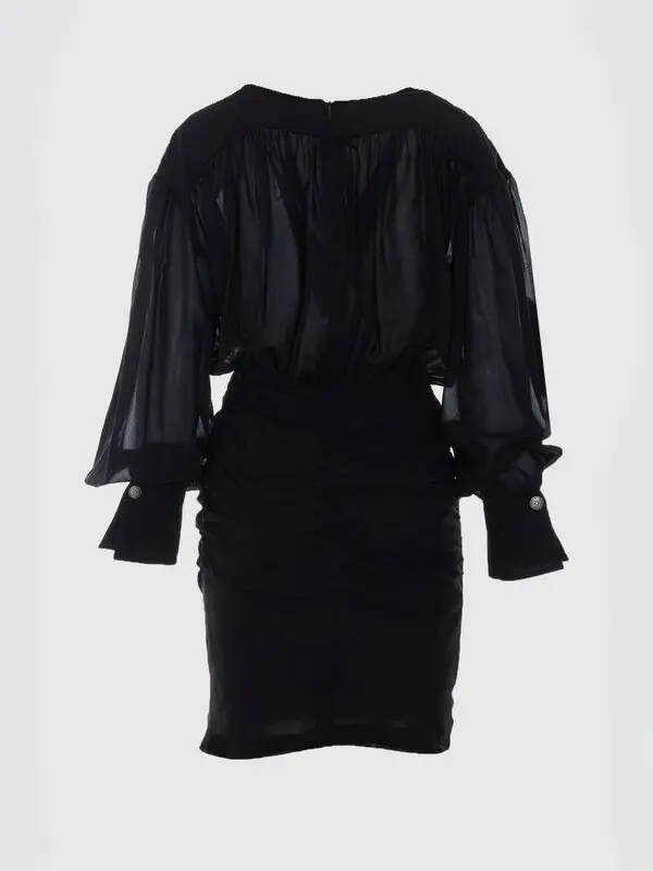 Pinko Viscose Blend Mini Dress - Black