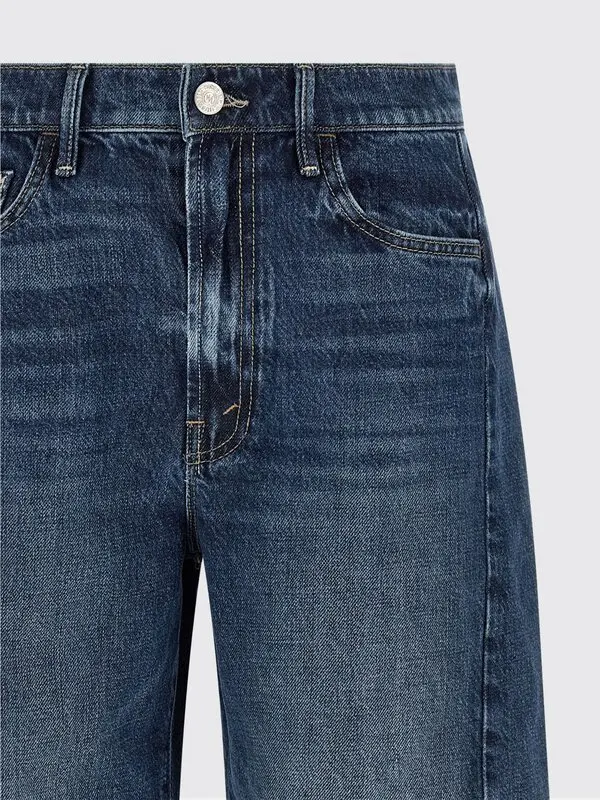 MOTHER High-waisted Knee-length Denim Shorts