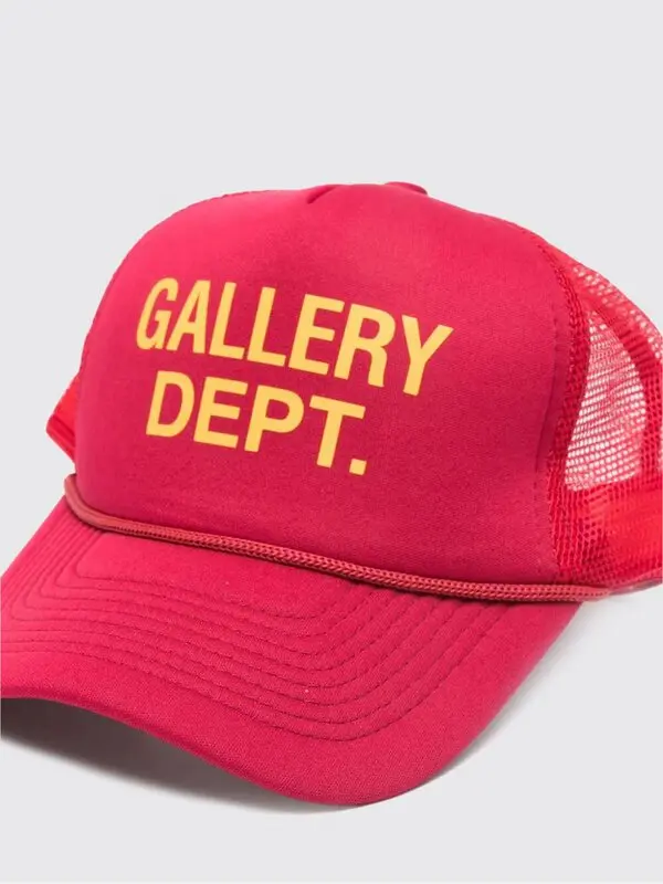 GALLERY DEPT. Logo Foam And Mesh Trucker Hat - Red