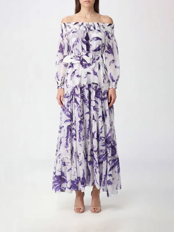 Samantha Sung Floral Maxi Dress - Violet
