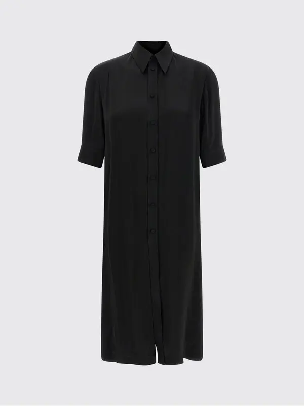 JIL SANDER Midi Shirt Dress In Viscose