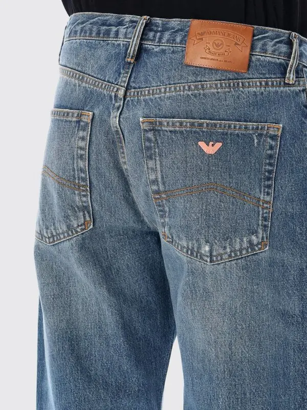 Emporio Armani Relaxed Fit Jeans - Blue