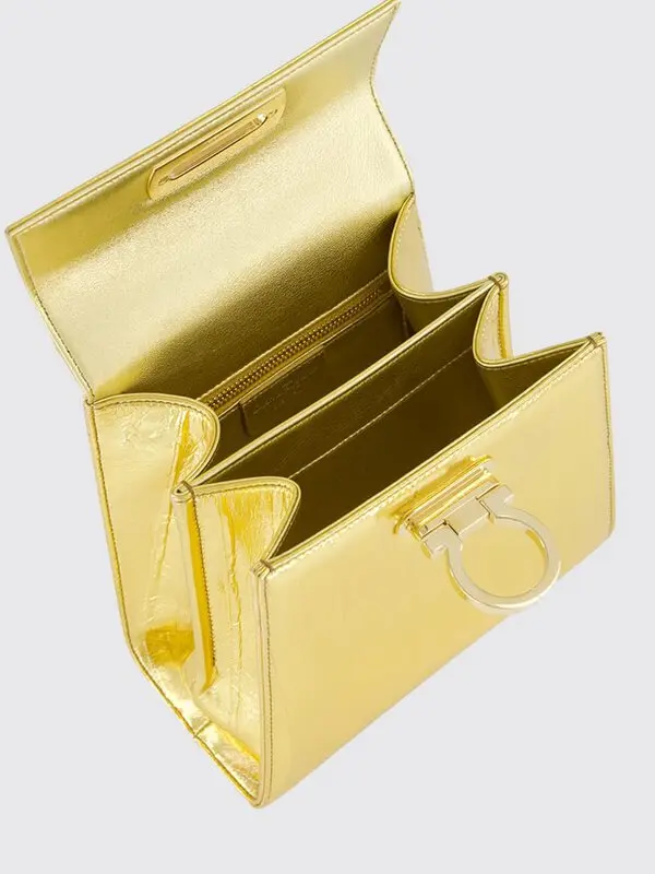 FERRAGAMO Gancini Flap Mini Handbag