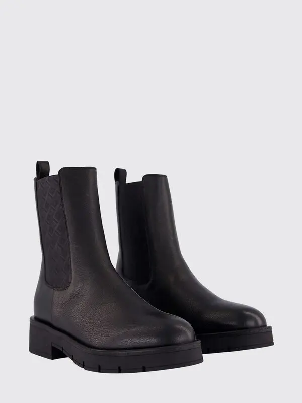 FERRAGAMO Leather Chelsea Boots