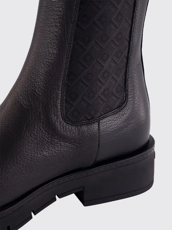 FERRAGAMO Leather Chelsea Boots