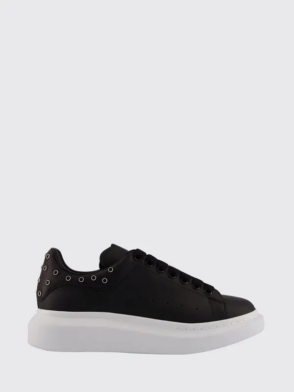 Alexander McQueen Oversize Leather Sneakers - Black