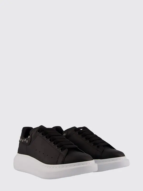 Alexander McQueen Oversize Leather Sneakers - Black