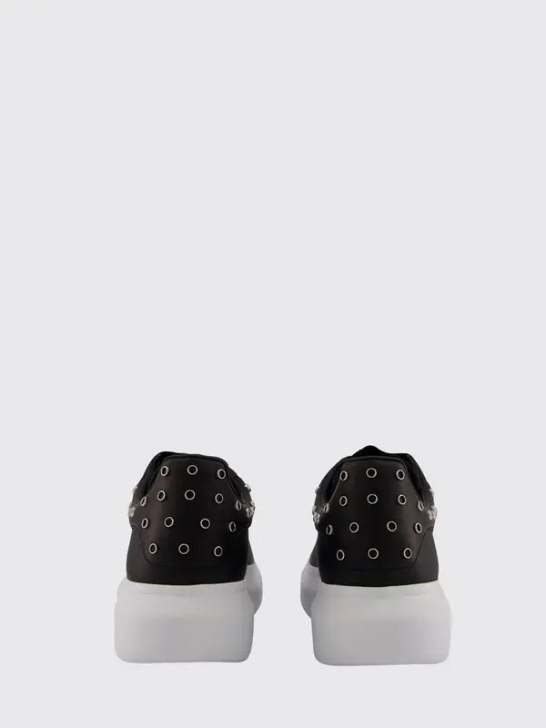Alexander McQueen Oversize Leather Sneakers - Black