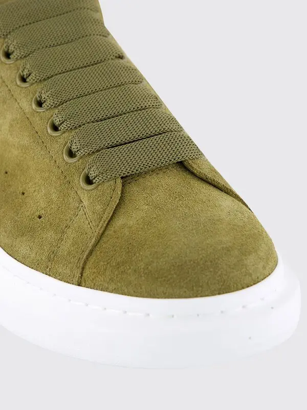 Alexander McQueen Oversize Suede Sneakers - Olive
