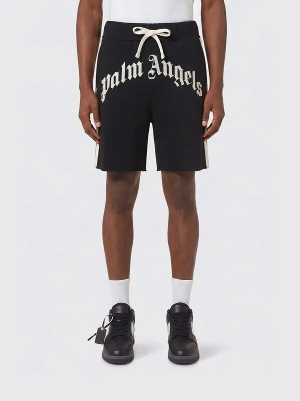 Palm Angels Logo Detail Track Shorts