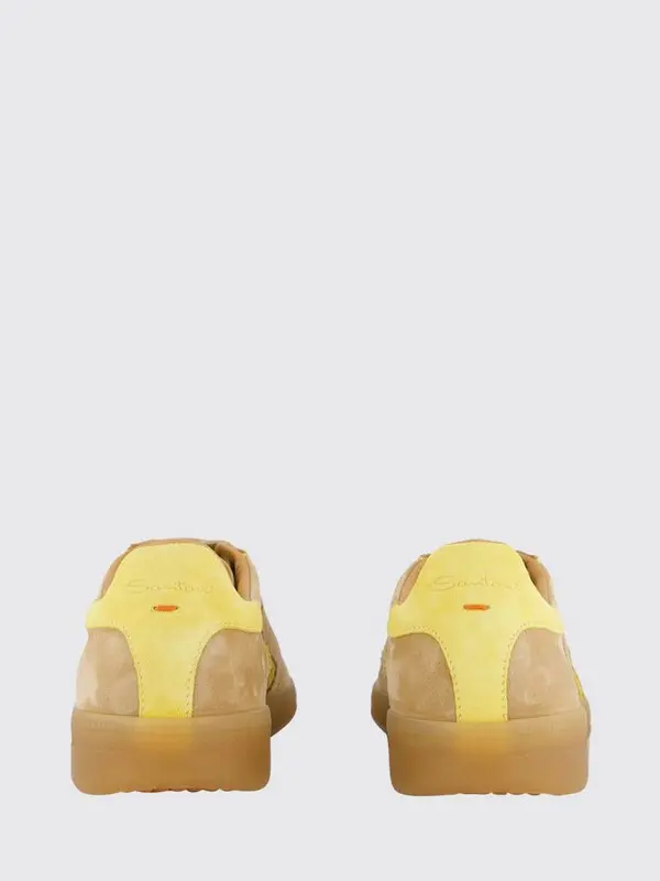 Santoni Suede Calfskin Sneakers