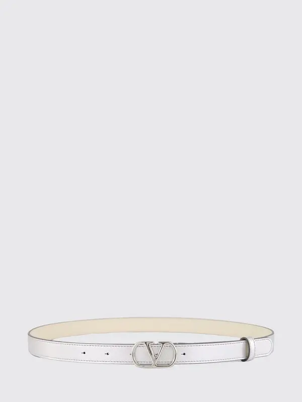 Valentino Garavani Logo Belt - Silver