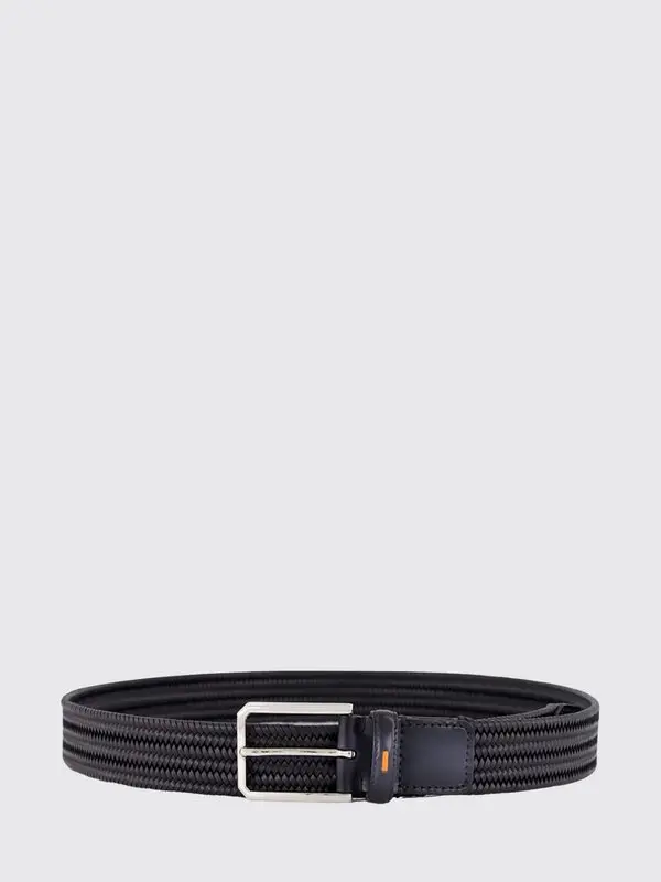 Santoni Leather Belt