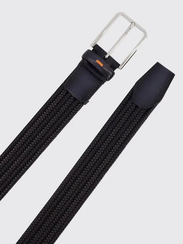 Santoni Leather Belt