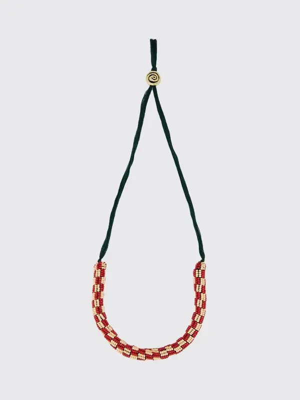 ALEMAIS Jewel Beaded Necklace - Clay Color