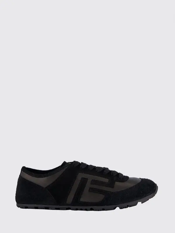 Balmain Racer 45 Leather Sneakers - Black