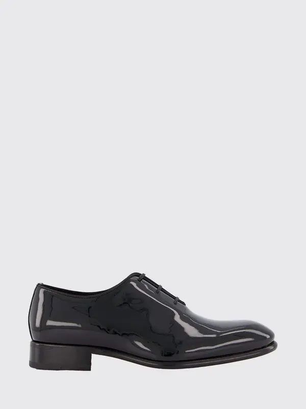 Santoni Patent Leather Oxford Shoes