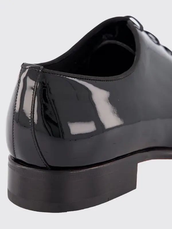Santoni Patent Leather Oxford Shoes