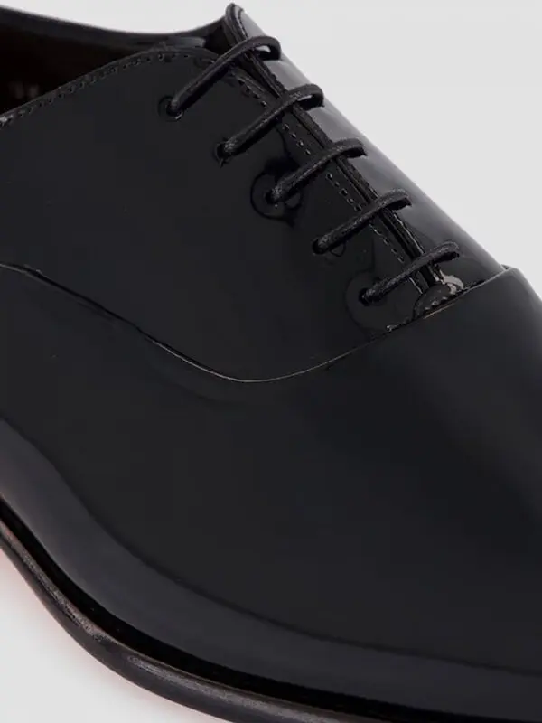 Santoni Patent Leather Oxford Shoes