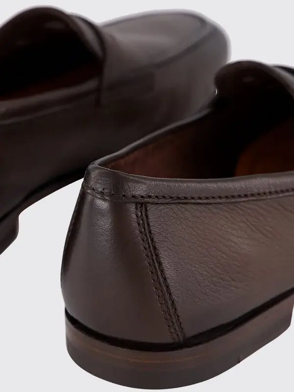 Santoni Leather Loafers