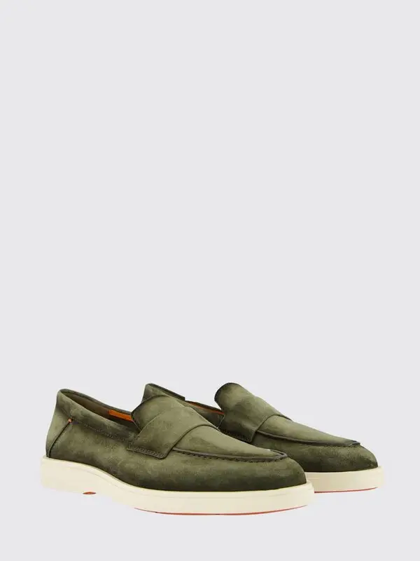 Santoni Suede Loafers