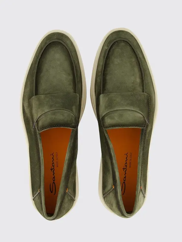 Santoni Suede Loafers