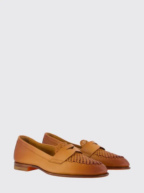 Santoni Woven Loafers
