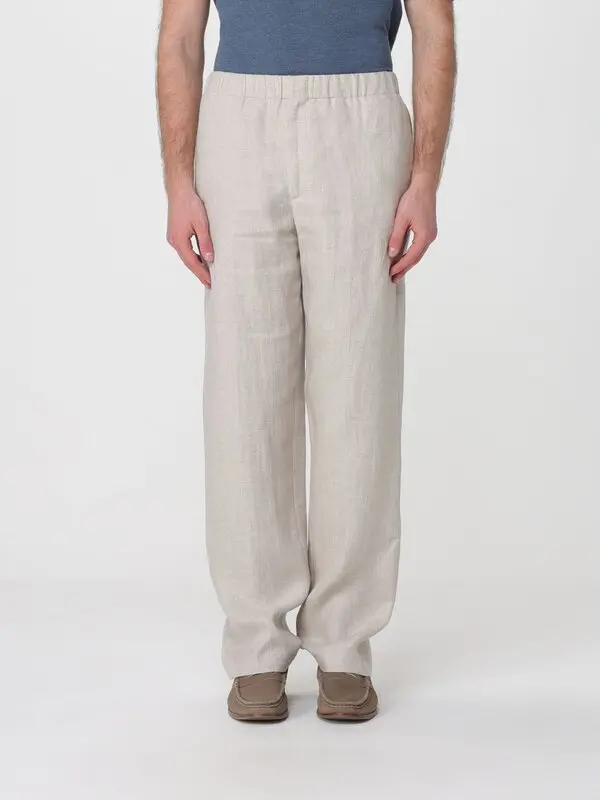 LARDINI Tailored Trousers - Beige