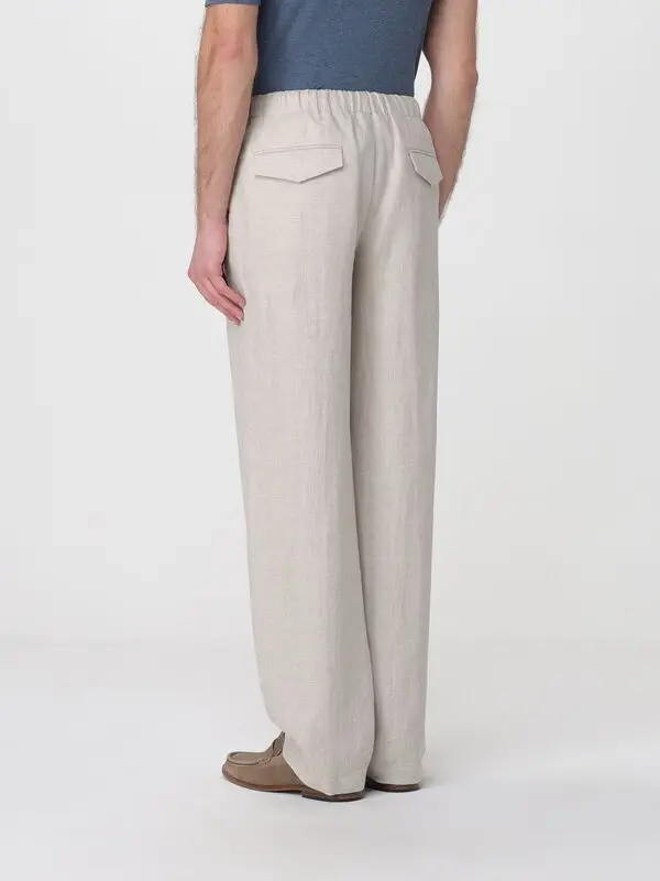 LARDINI Tailored Trousers - Beige