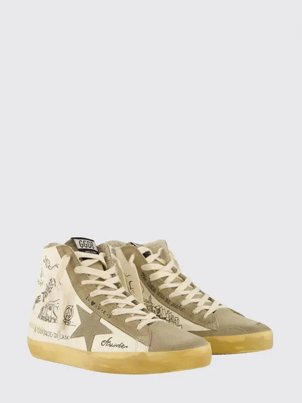 GOLDEN GOOSE Francy High Top Sneakers With Graphic Print