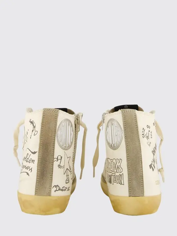 GOLDEN GOOSE Francy High Top Sneakers With Graphic Print