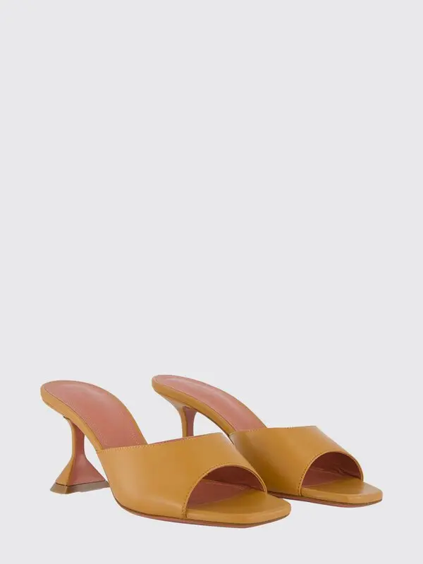 Amina Muaddi Lupita Leather Mules