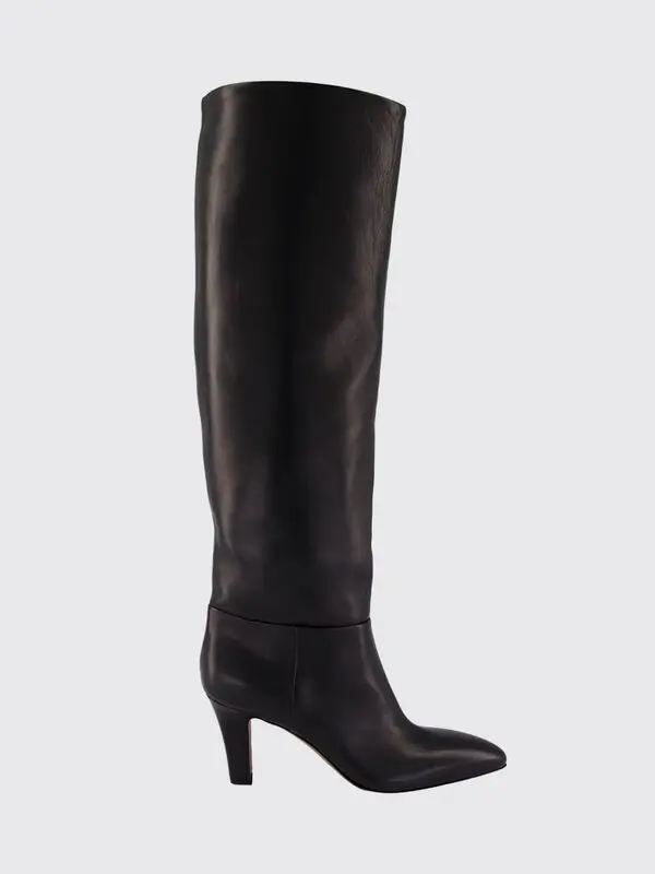 Paris Texas Elsa Knee High Stiletto Boots - Black