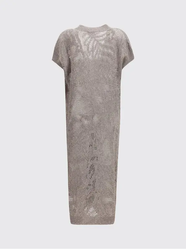 Brunello Cucinelli V-neck Long Knit Cardigan