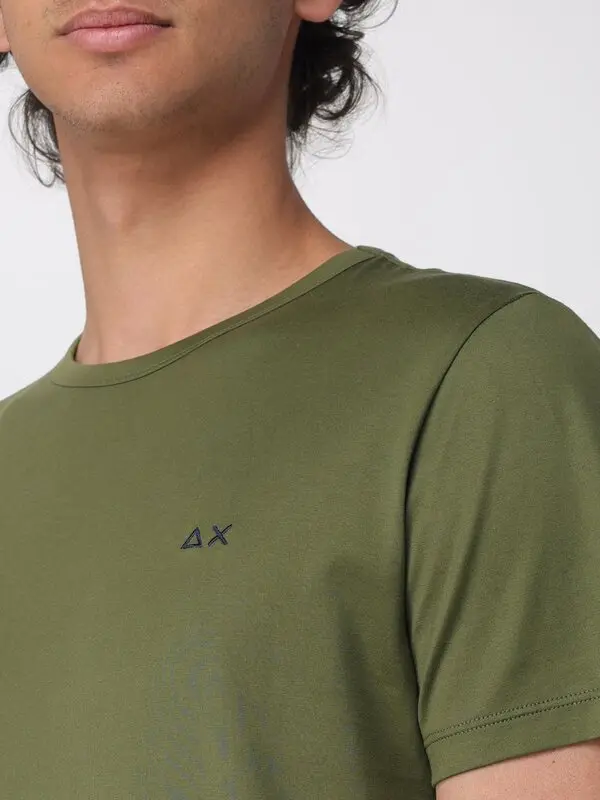 SUN 68 Cotton T-shirt With Logo