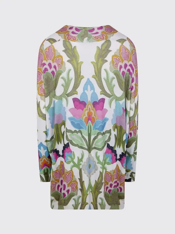 IN BED WITH YOU Viscose Blend Cardigan With Floral Print