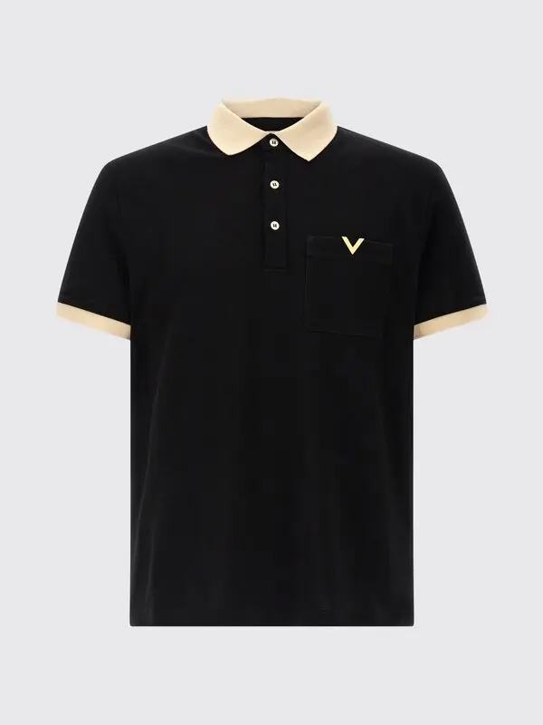 Valentino Garavani Cotton Polo Shirt With Vlogo