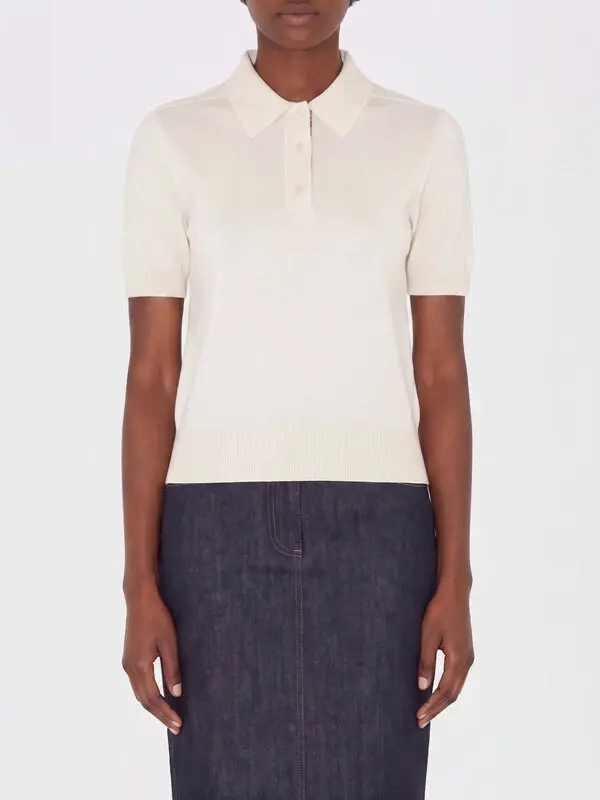 Burberry Ribbed Knit Polo Shirt