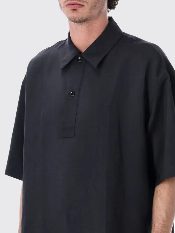 Studio Nicholson Linen Blend Polo Shirt