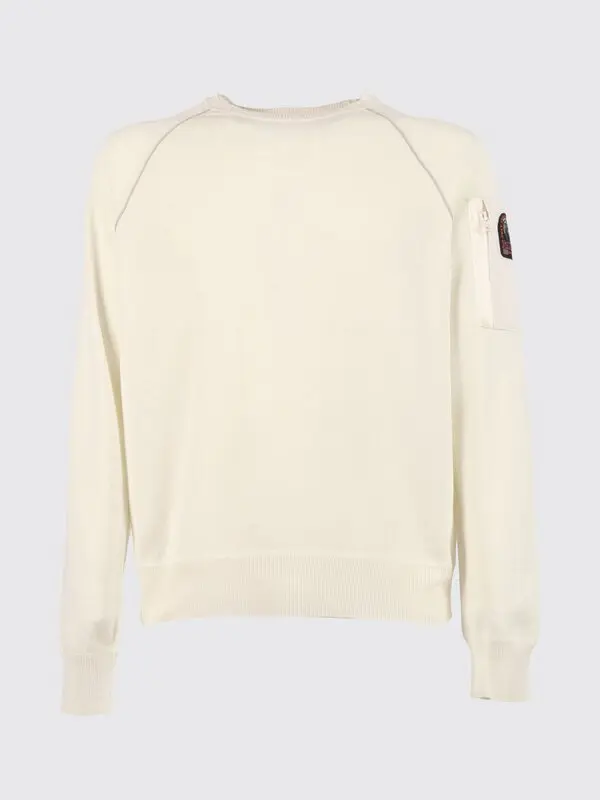 PARAJUMPERS Cotton Crewneck Sweatshirt With Embroidered Logo