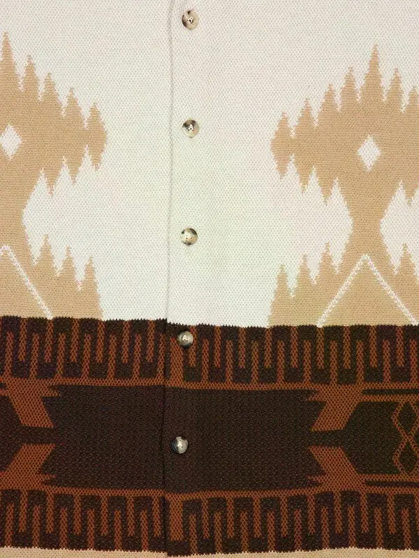 Alanui Patterned Piqué Shirt - Neutrals