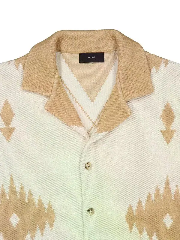 Alanui Patterned Piqué Shirt - Neutrals