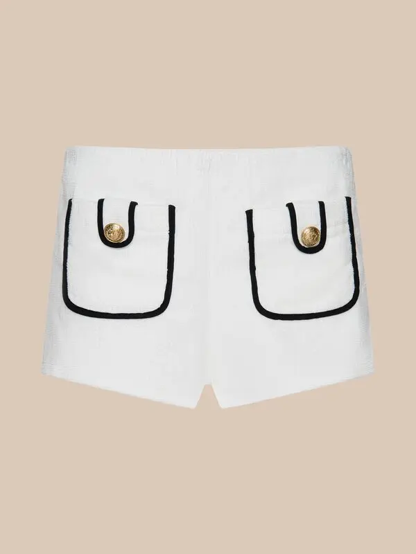 L'Agence Amiya Cover-up Short - White