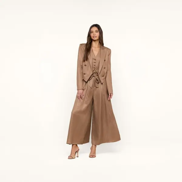 L'Agence Lila Linen-blend Blazer