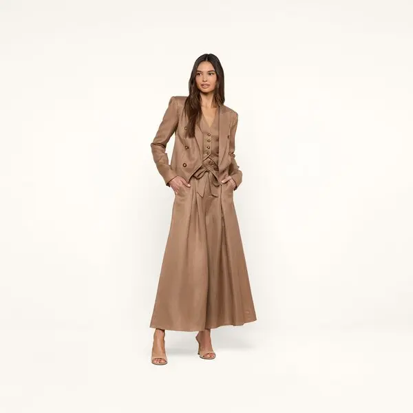 L'Agence Lila Linen-blend Blazer