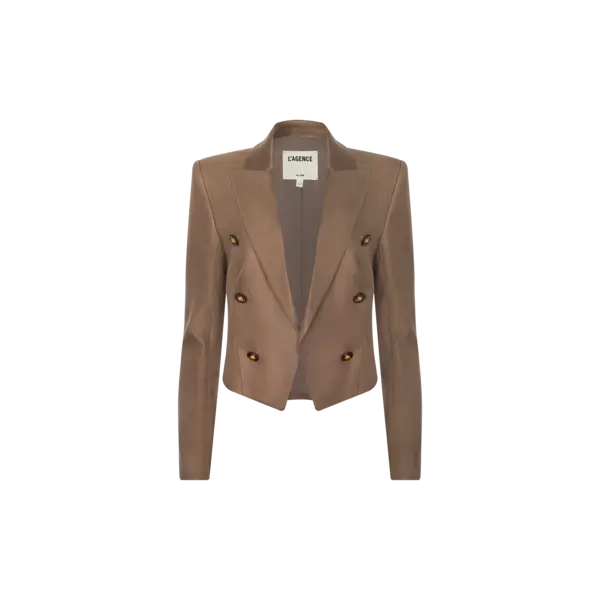 L'Agence Lila Linen-blend Blazer