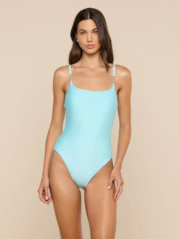 L'Agence Remi One-piece Swimsuit - Ice Blue