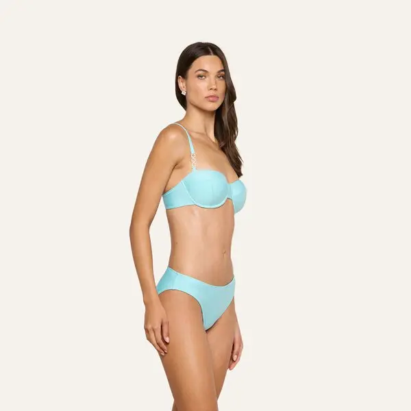 L'Agence Alexandria Bikini Top - Ice Blue