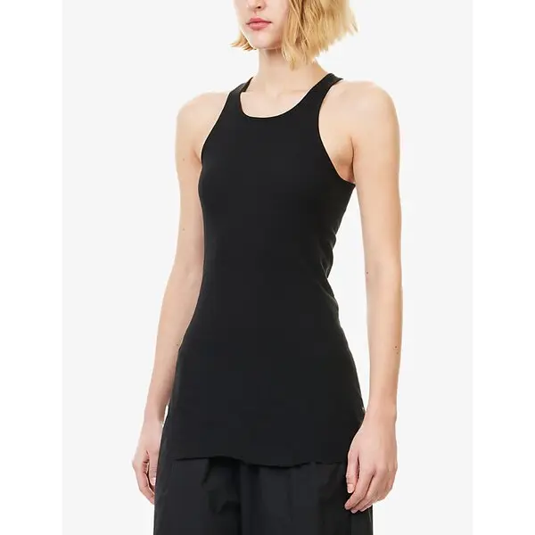 TEAM WANG DESIGN Asymmetric Cotton Top