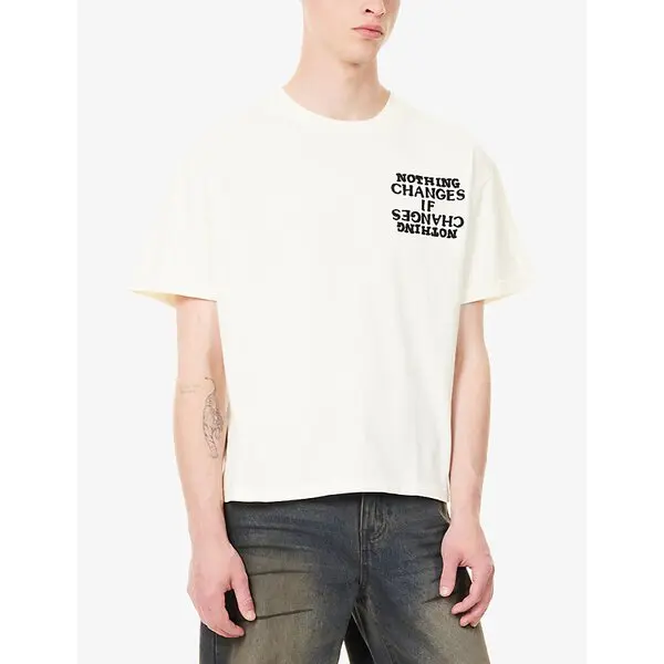 HONOR THE GIFT Nothing Changes Cotton T-shirt